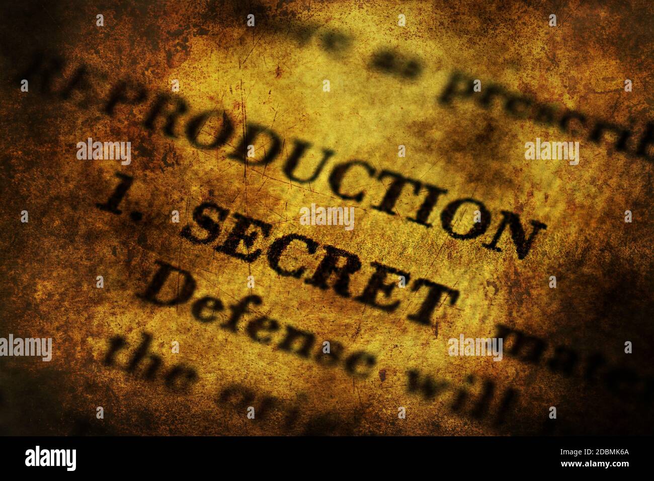 Secret document grunge concept Stock Photo - Alamy