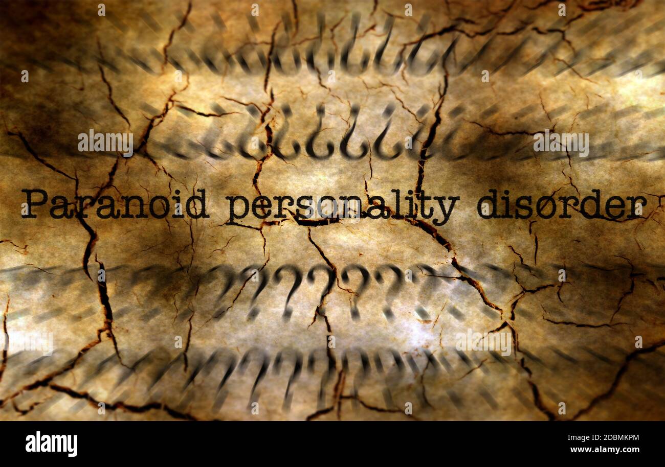 Paranoid personality hi-res stock photography and images - Alamy