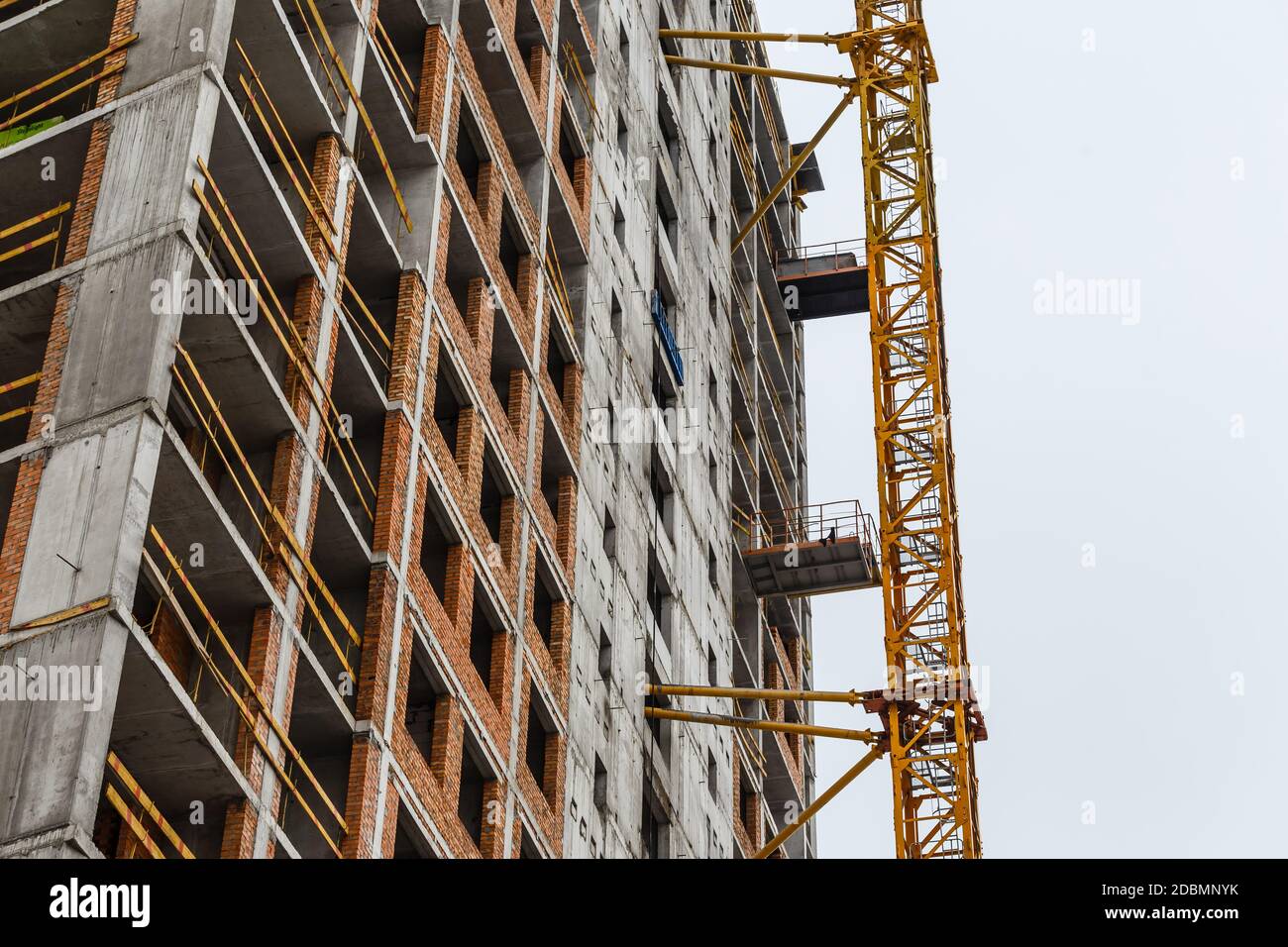 Big construction site A big construction site with cranes Stock Photo ...