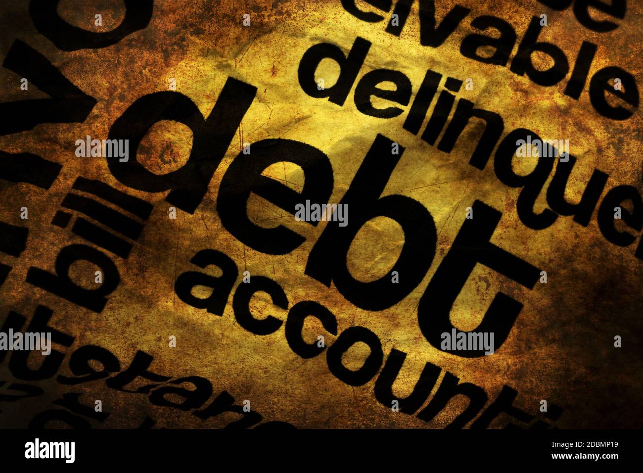 Debt collection letter hi-res stock photography and images - Alamy