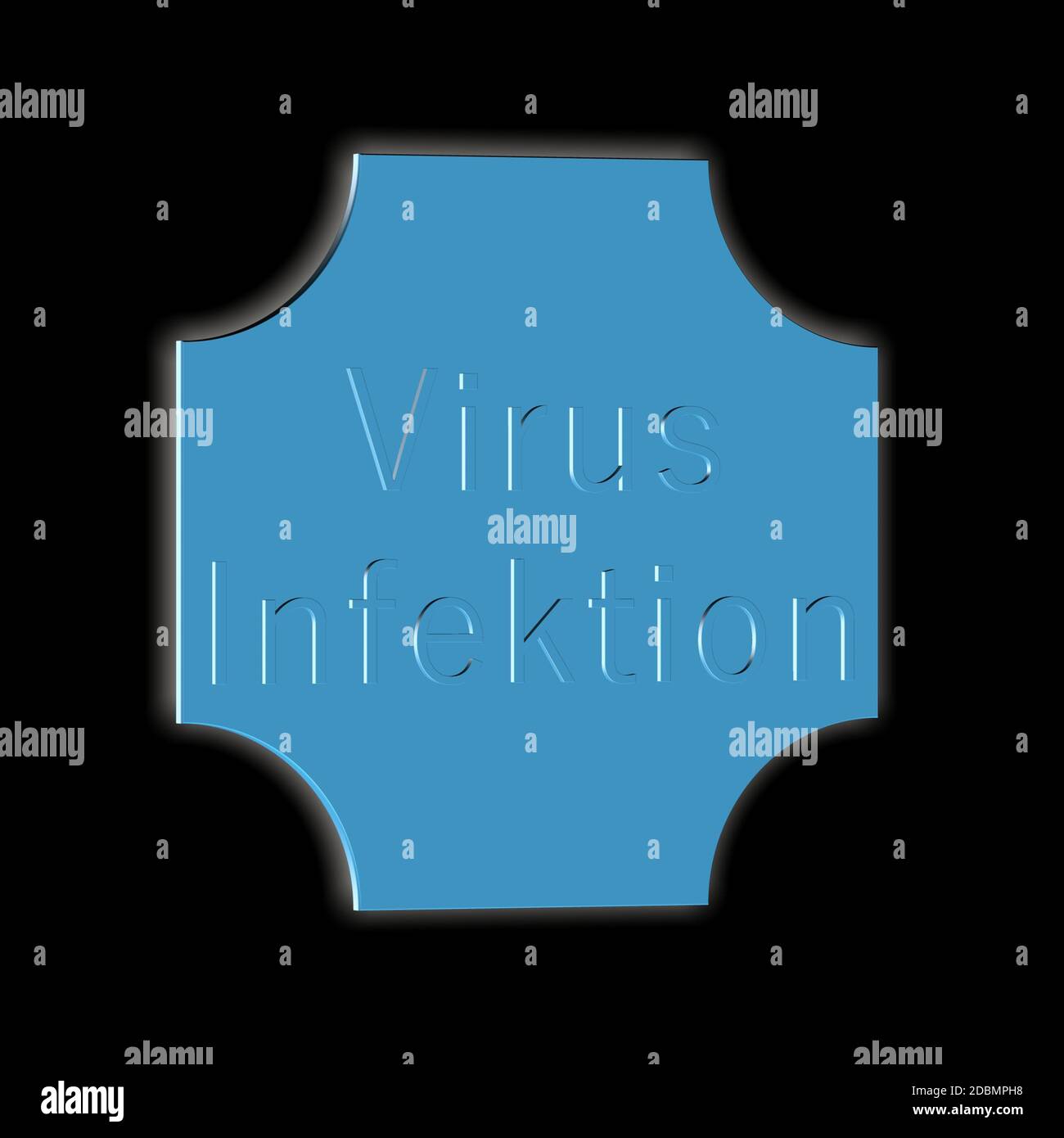 viral infection - Word or text as 3D illustration, 3D rendering Stock ...