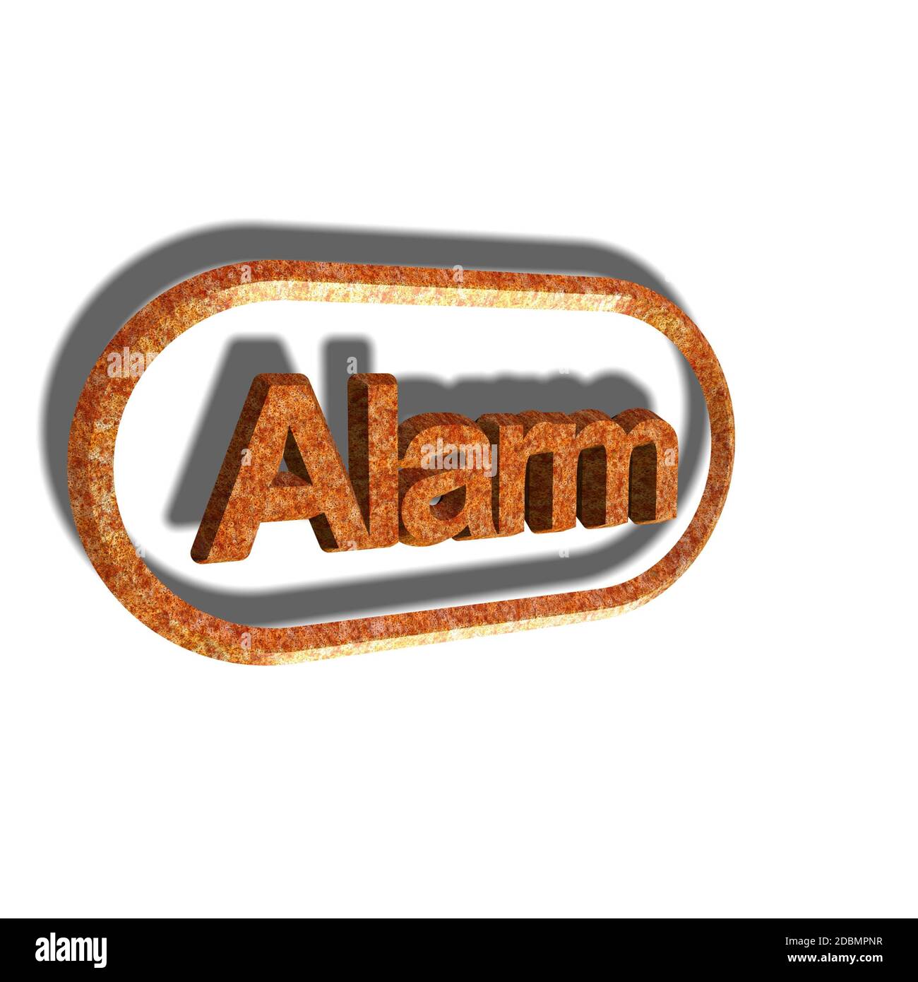 Alert - Word or text as 3D illustration, 3D rendering Stock Photo - Alamy