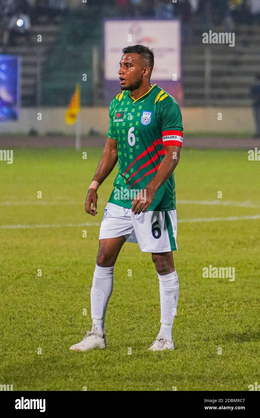 Bangladeshi captain Jamal Bhuiyan during seenv during the Second FIFA ...