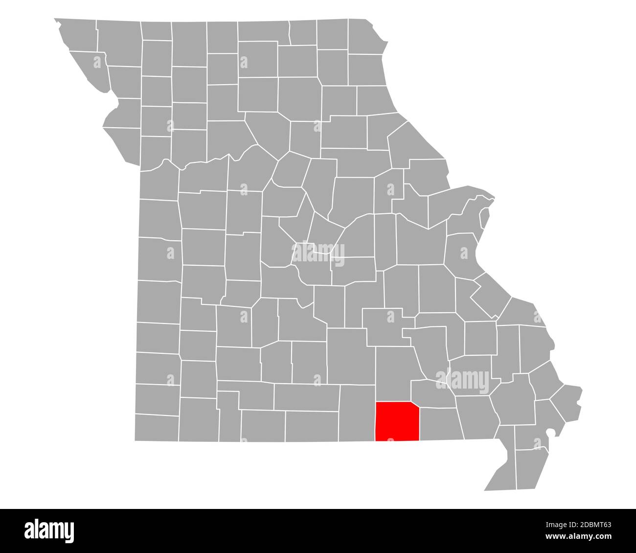 Map of oregon missouri hi-res stock photography and images - Alamy