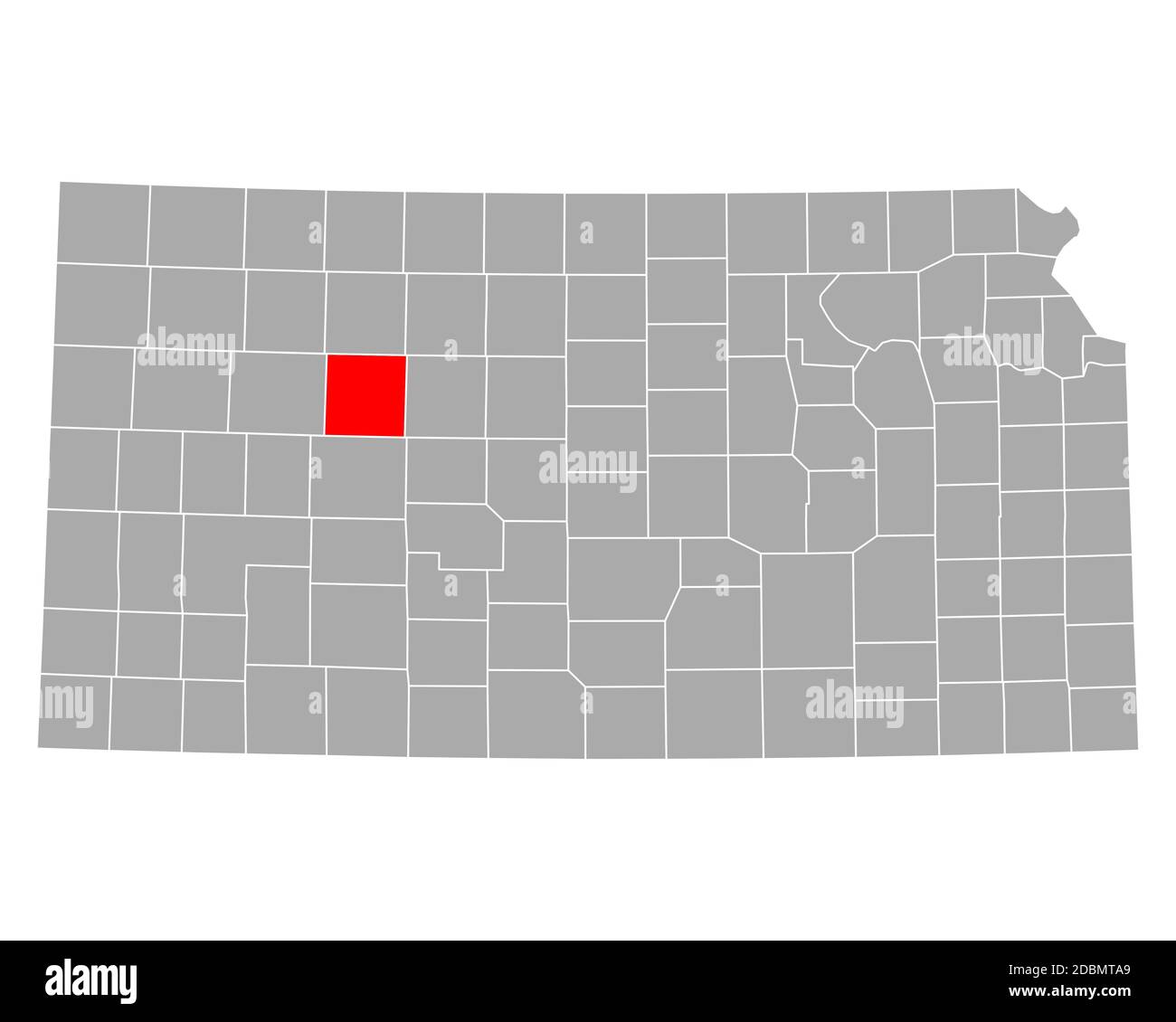 Map of trego hi-res stock photography and images - Alamy
