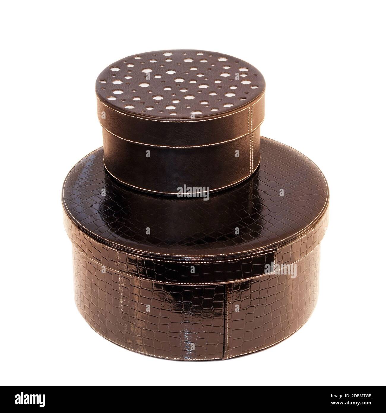 Oval leather case hi-res stock photography and images - Alamy