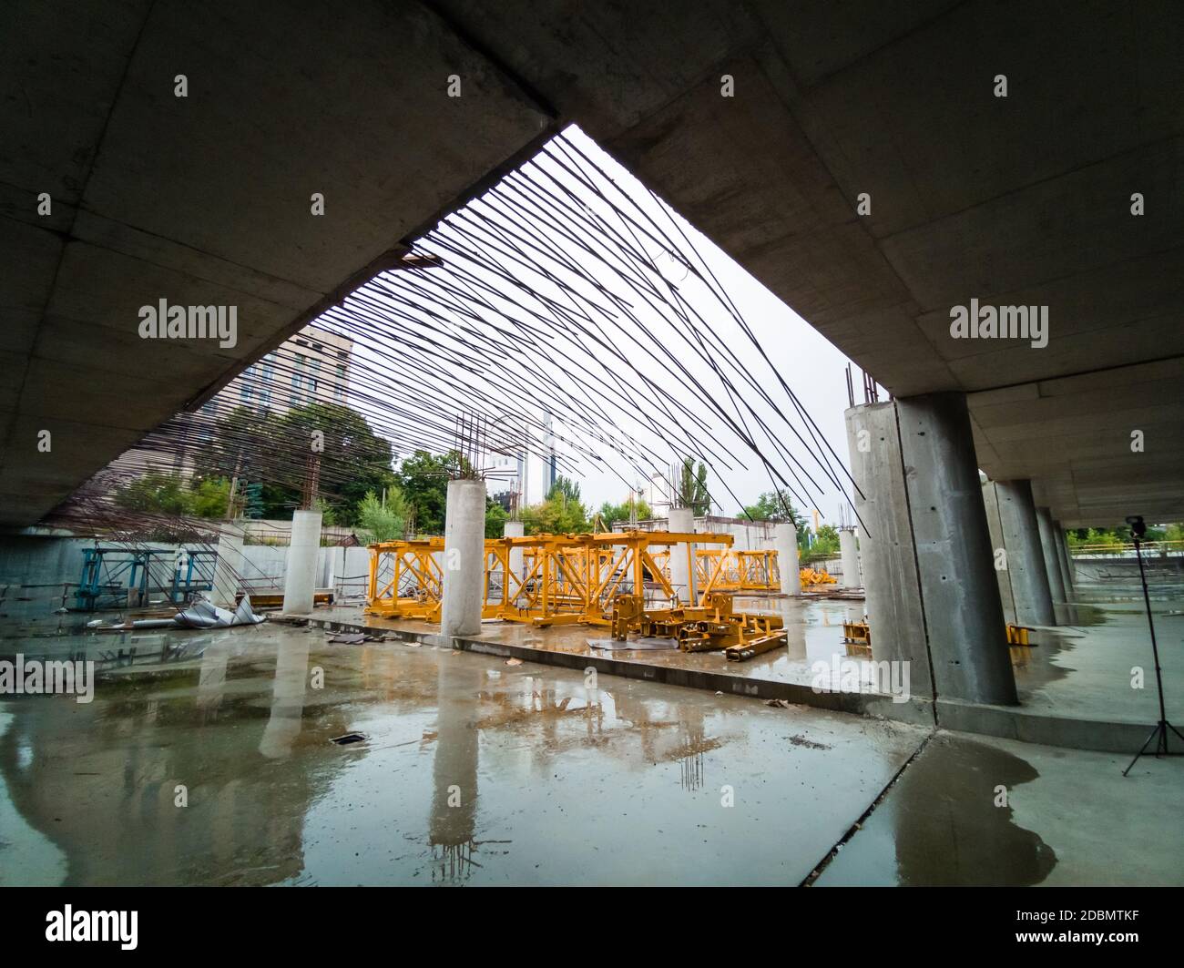 Design of reinforcement cage of reinforcement for concrete frame house ...