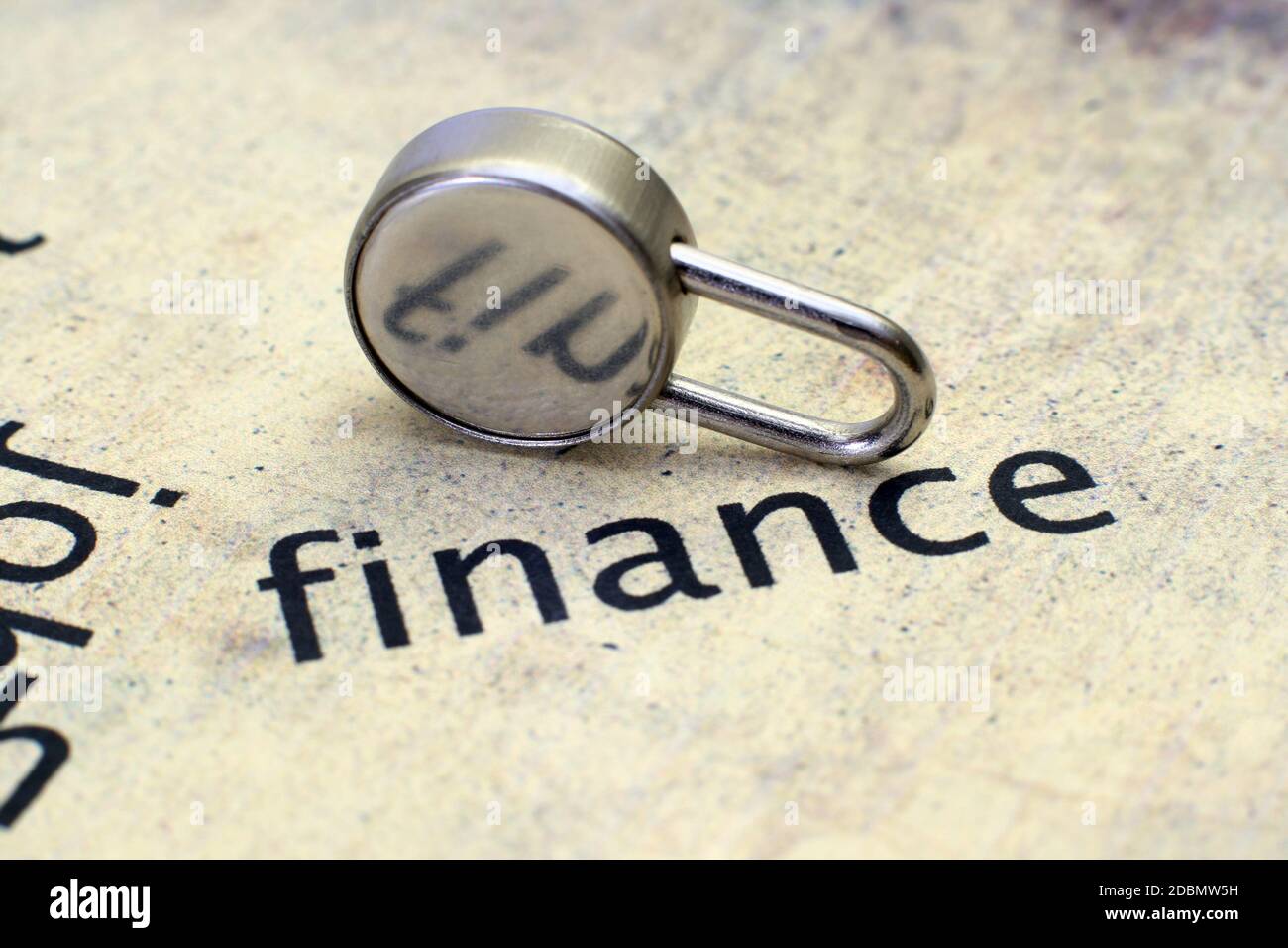 Finance and lock concept Stock Photo - Alamy