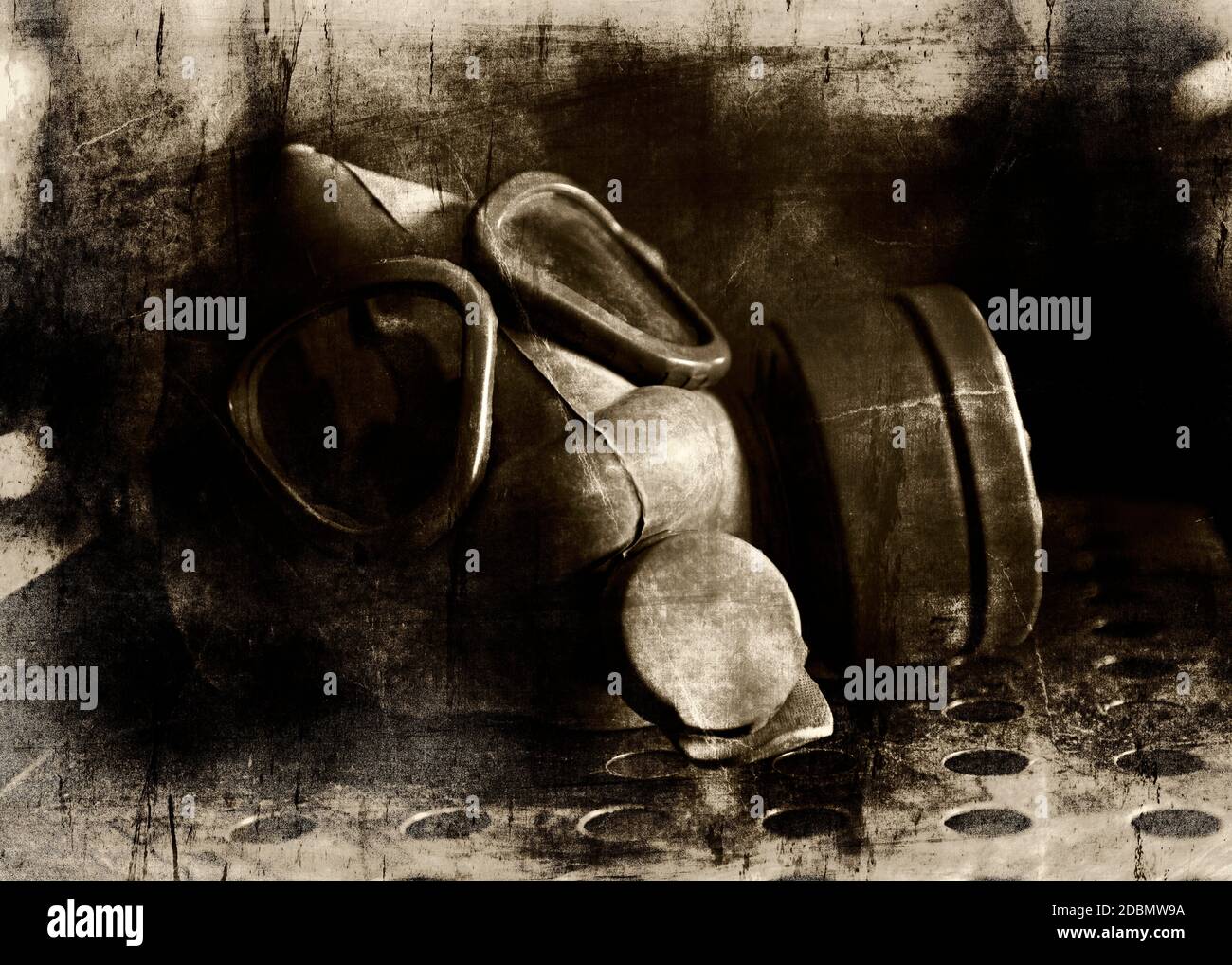 Military Gas Mask in dark ambient. Coronavirus, Covid19 pandemic ...