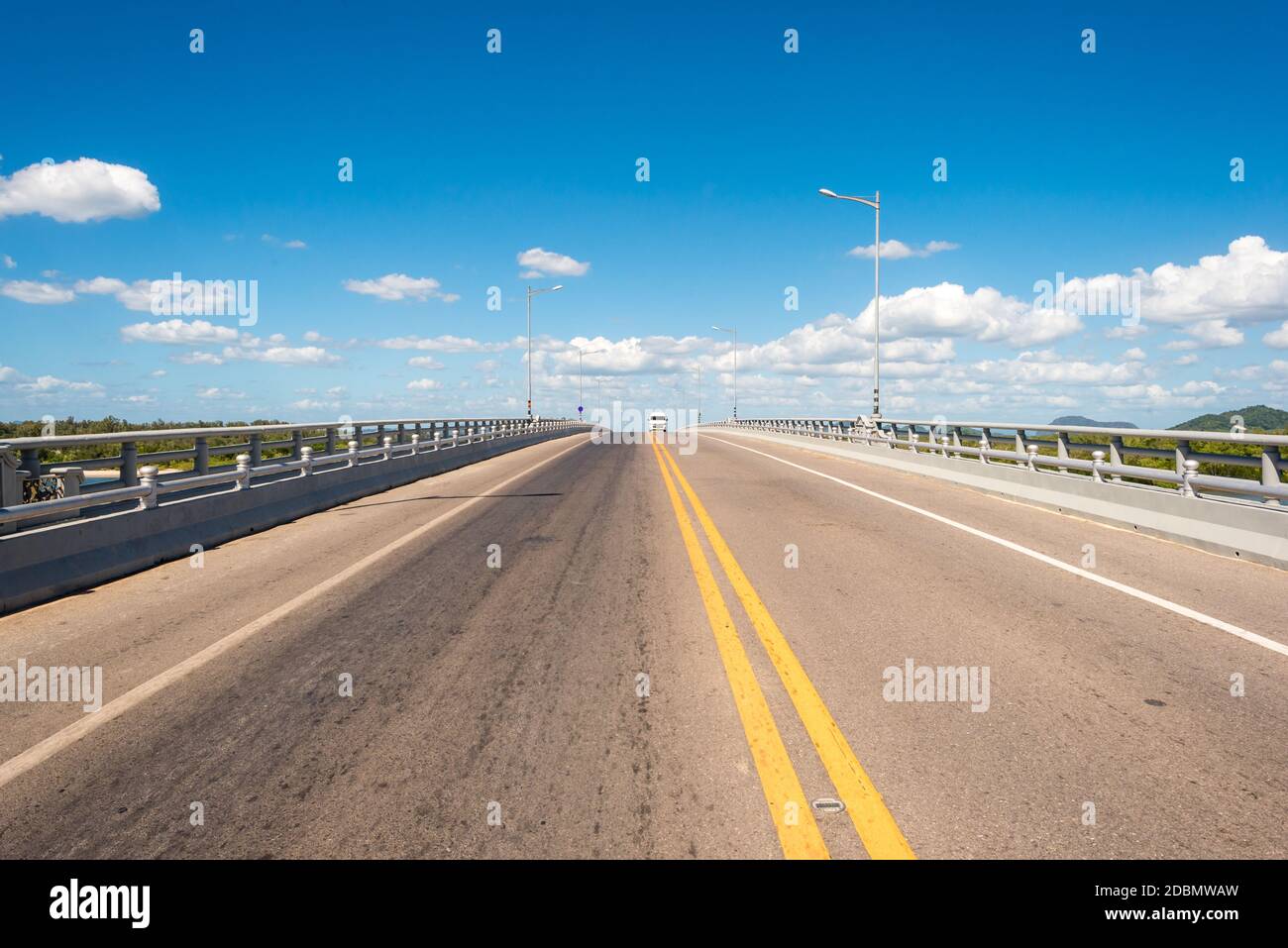 Asphalt road crossing bridge hi-res stock photography and images - Alamy