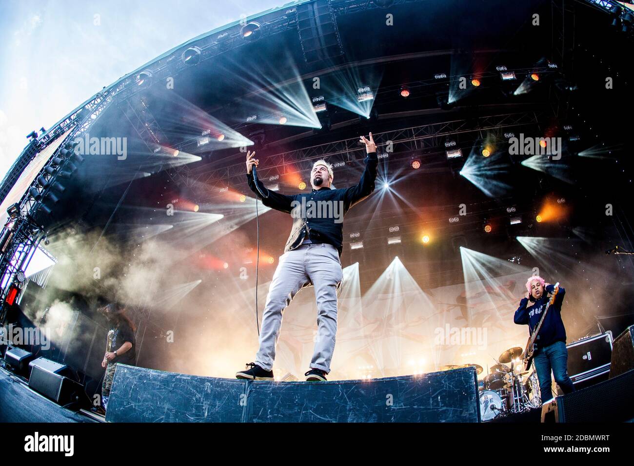 Aarhus, Denmark. 17th, June 2016. The American rock band Deftones ...