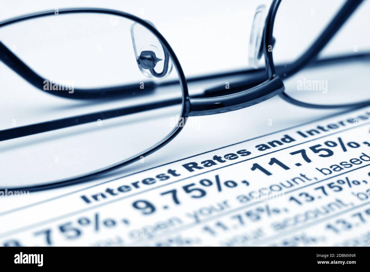 Interest rates newspaper hi-res stock photography and images - Alamy