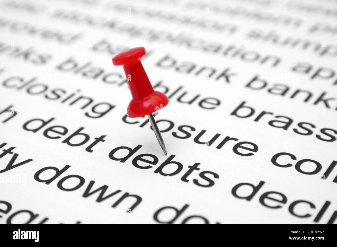 Controlling debt hi-res stock photography and images - Alamy
