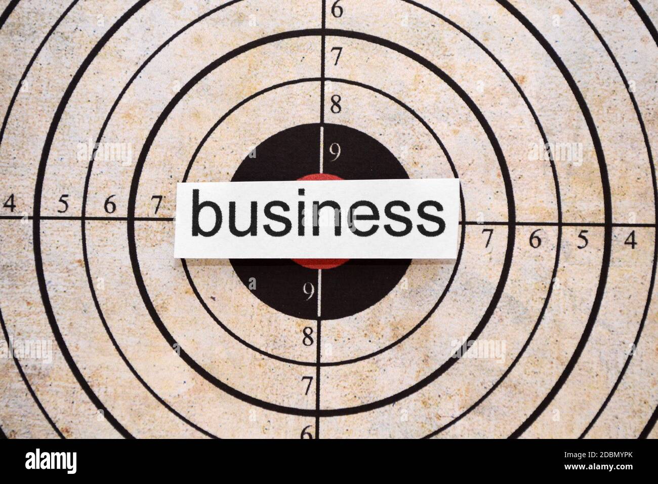Business target Stock Photo - Alamy