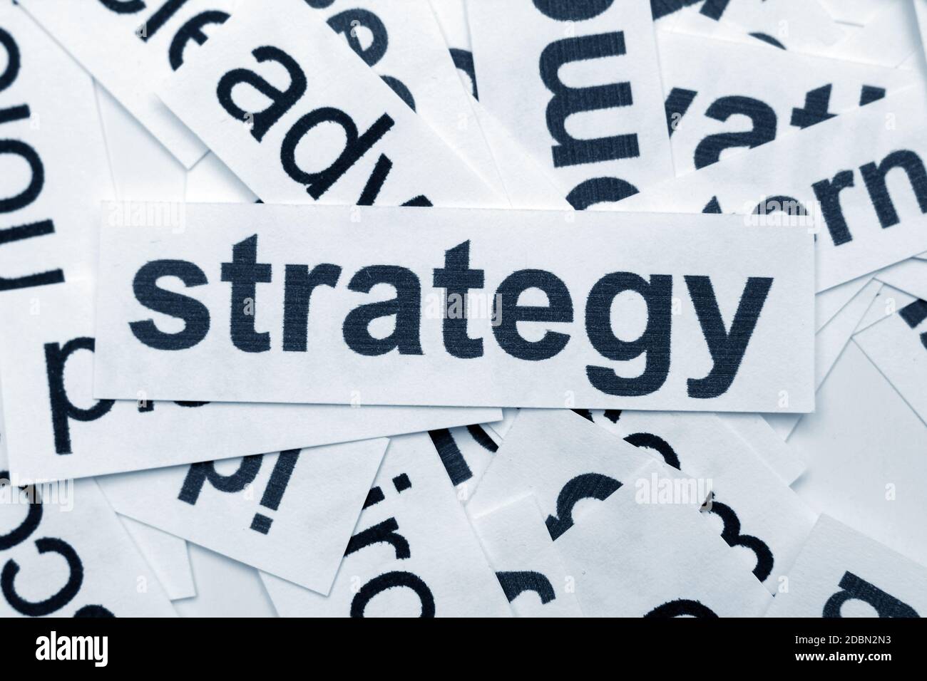 Strategy word cloud Stock Photo - Alamy