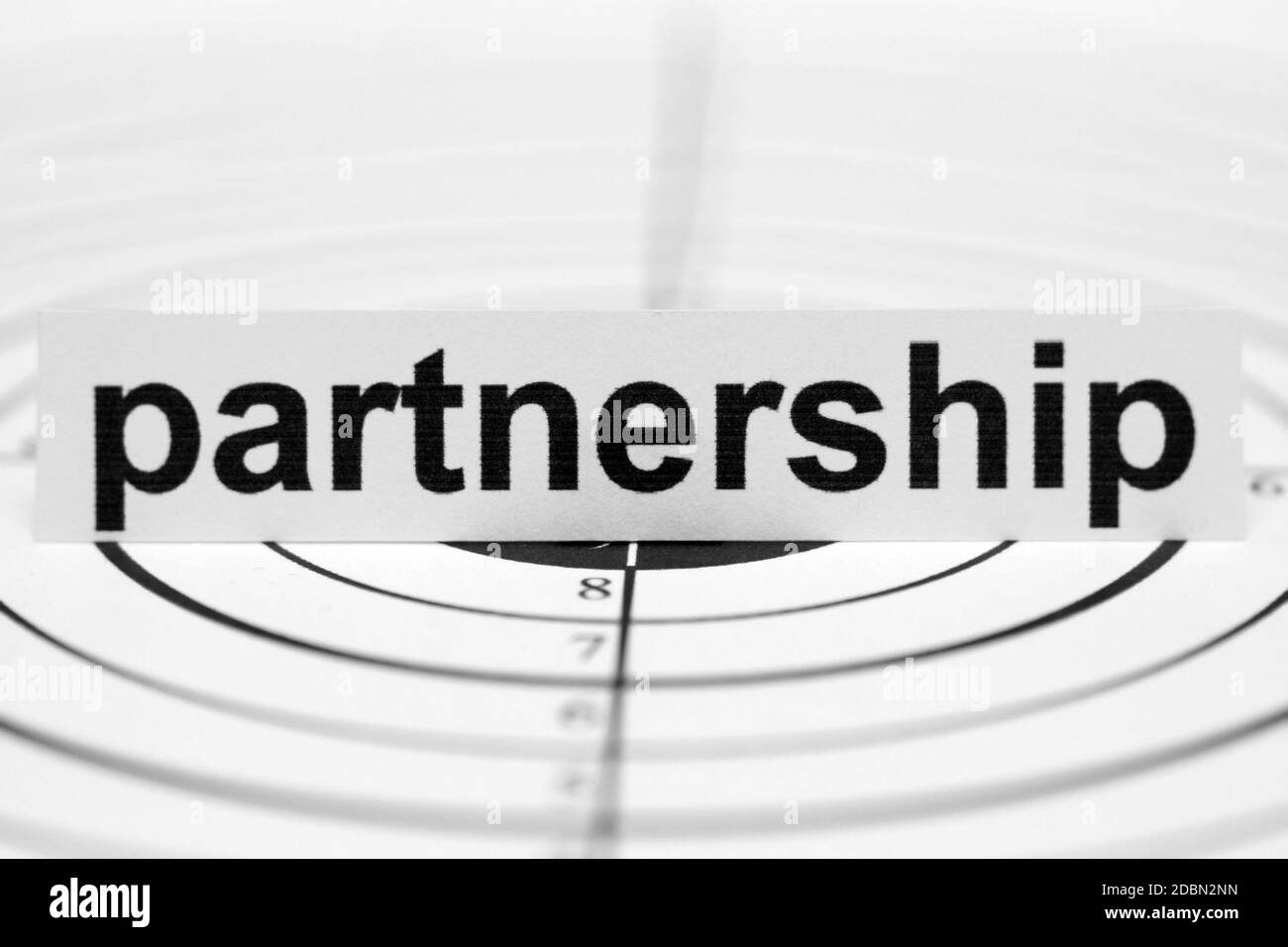 Target group illustration idea Black and White Stock Photos & Images ...