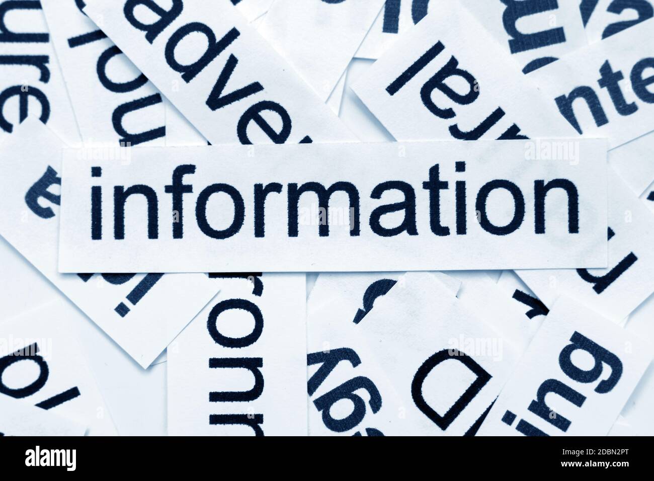 Information word clou Stock Photo - Alamy