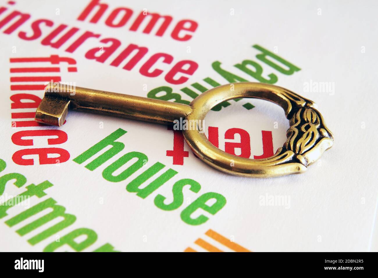 Home and key concept Stock Photo - Alamy