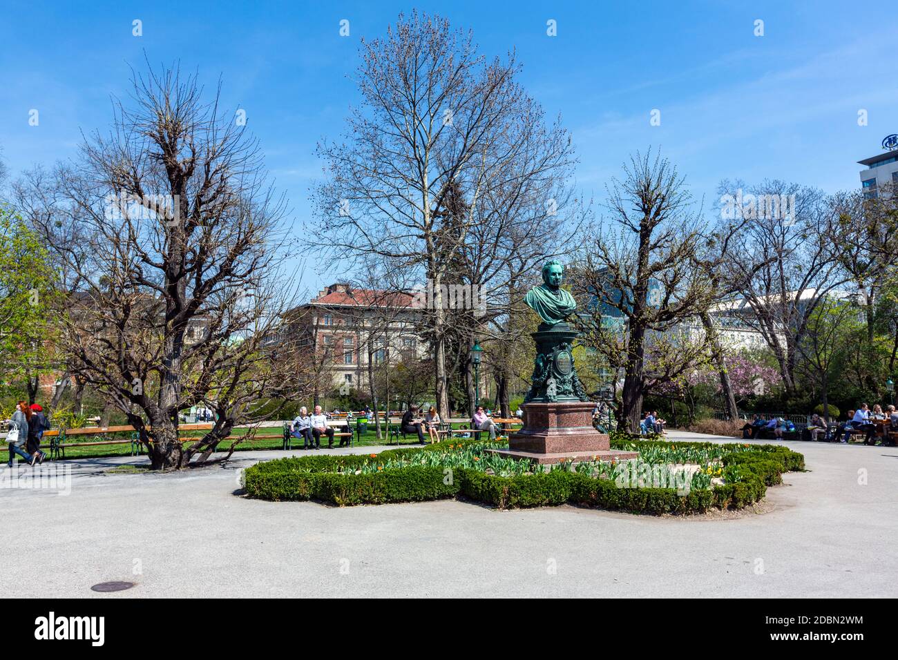 Andreas Zelinka Monument , Stadtpark, Vienna, Austria Stock Photo - Alamy