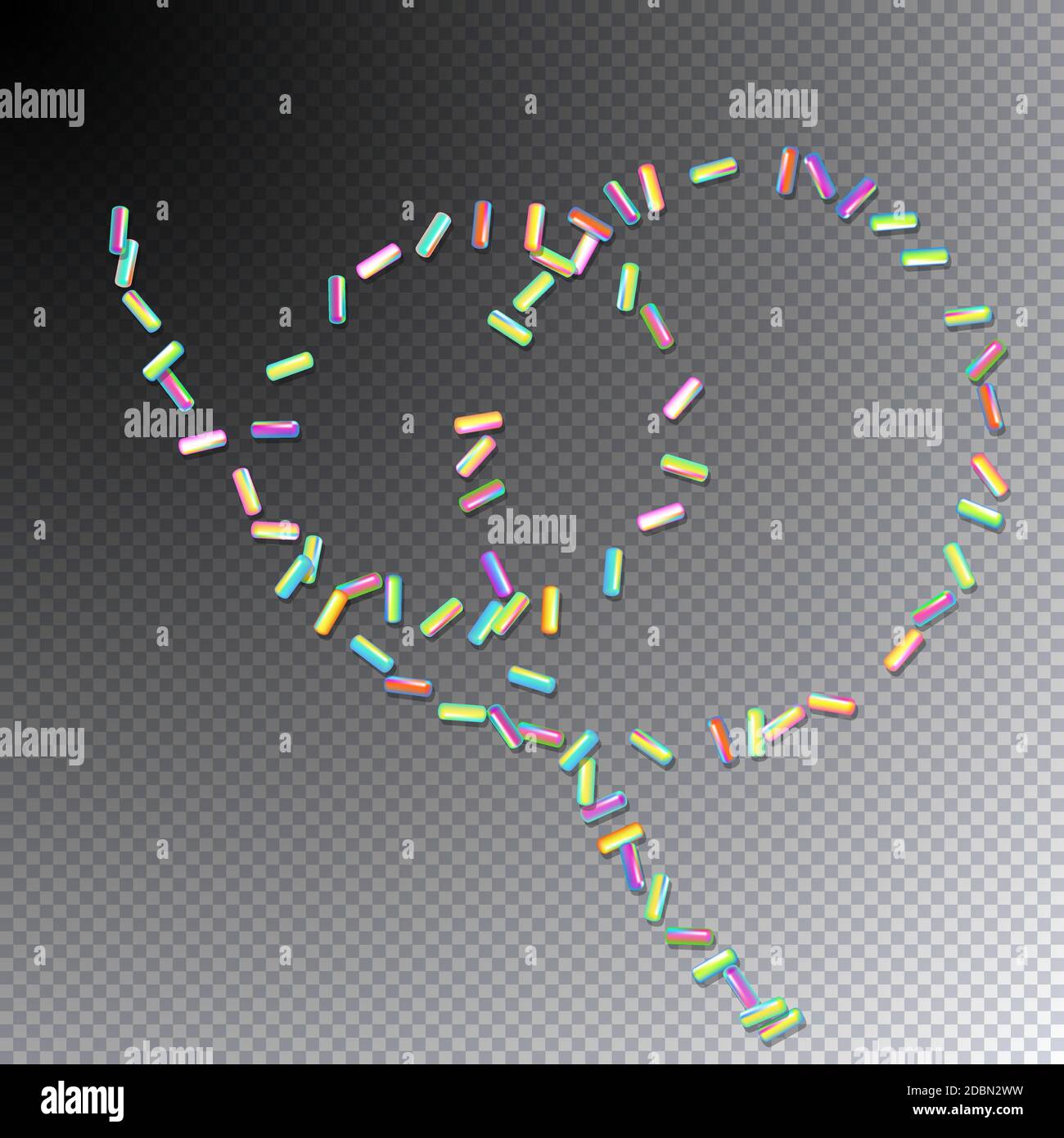 Sprinkle with grains of desserts. Abstract pattern bright colorful ...