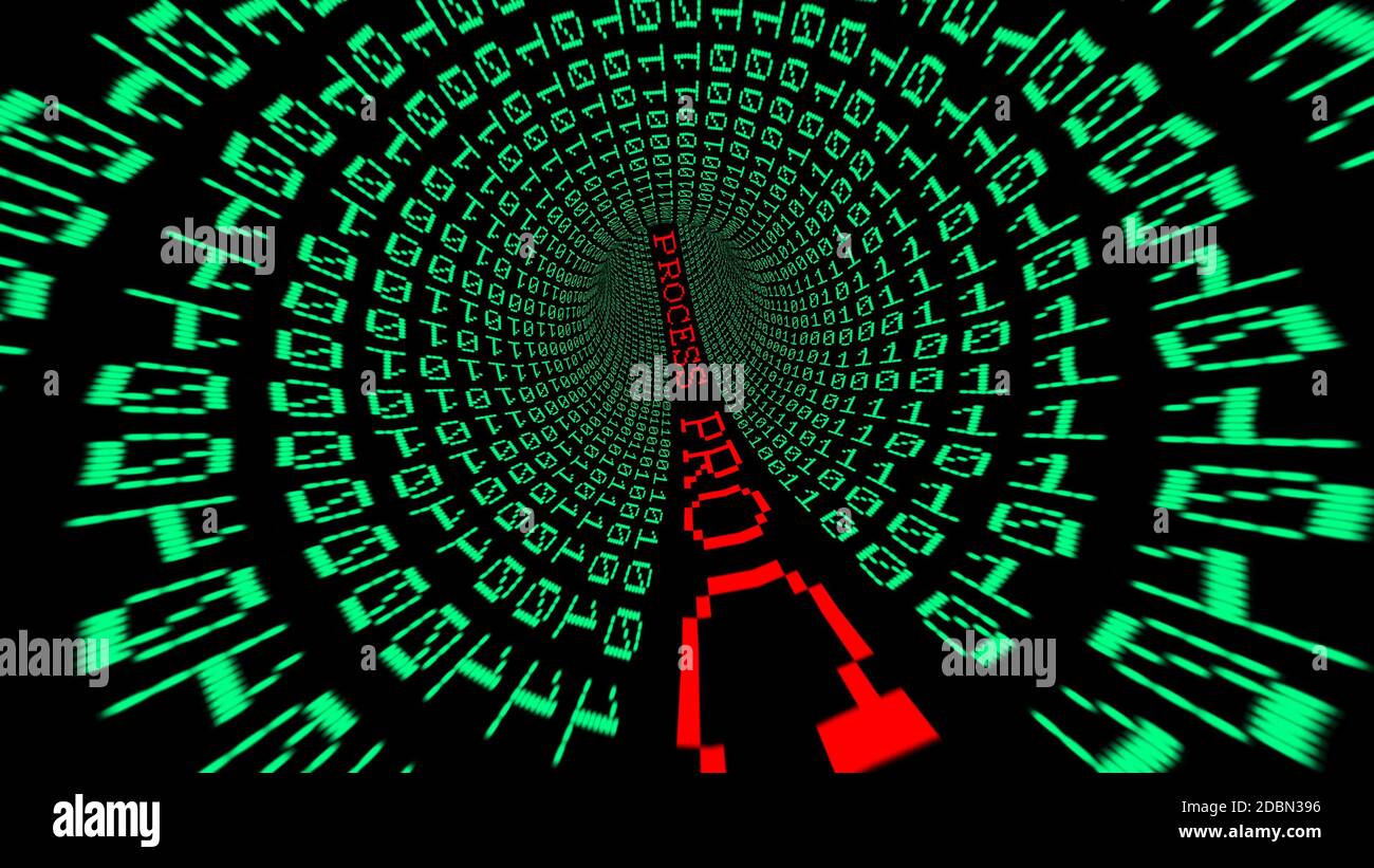 Process data tunnel hi-res stock photography and images - Alamy