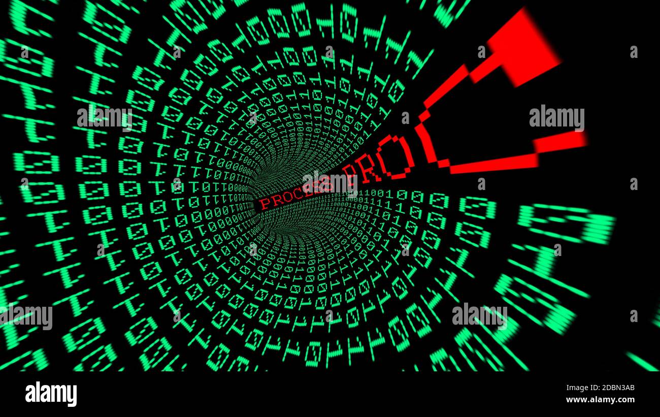 Process data tunnel Stock Photo - Alamy