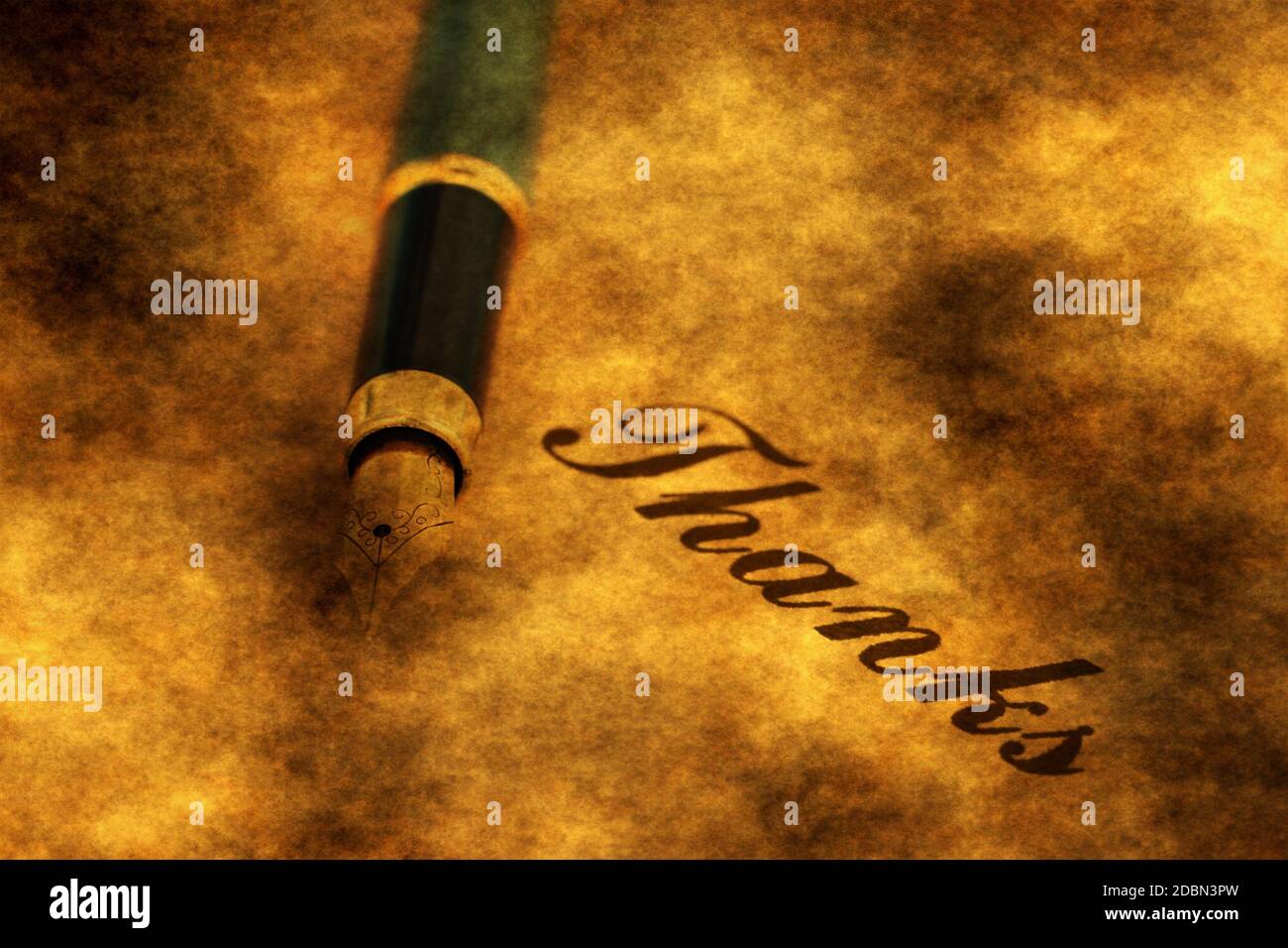 Fountain pen ink thank you hi-res stock photography and images - Alamy
