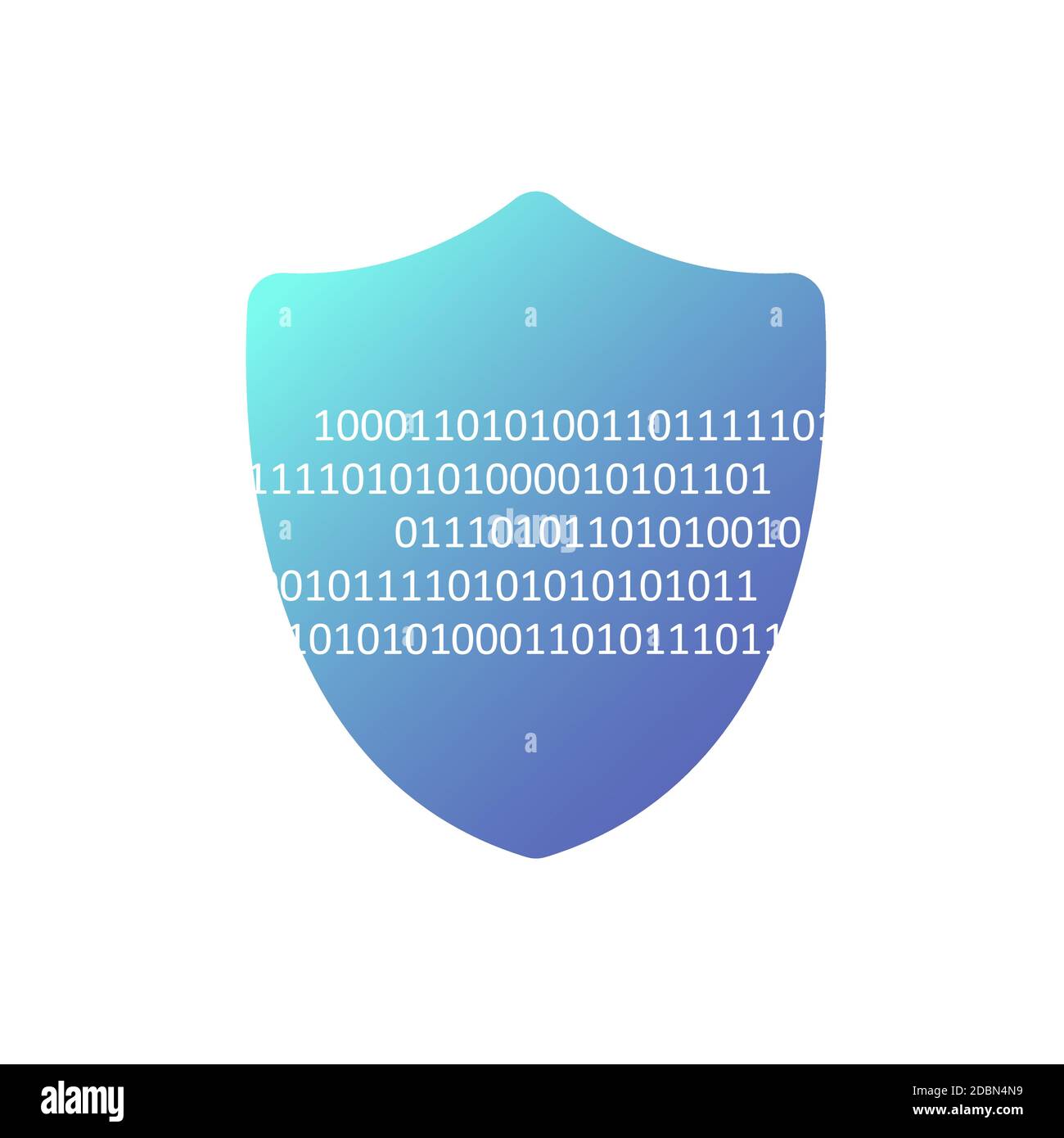 Security Data Concept Information Protection Isolated Shield With