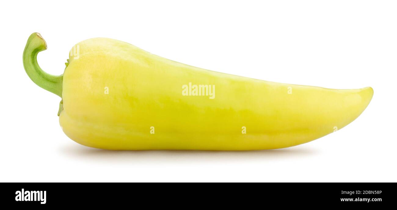 Long yellow pepper isolated on hi-res stock photography and images - Alamy