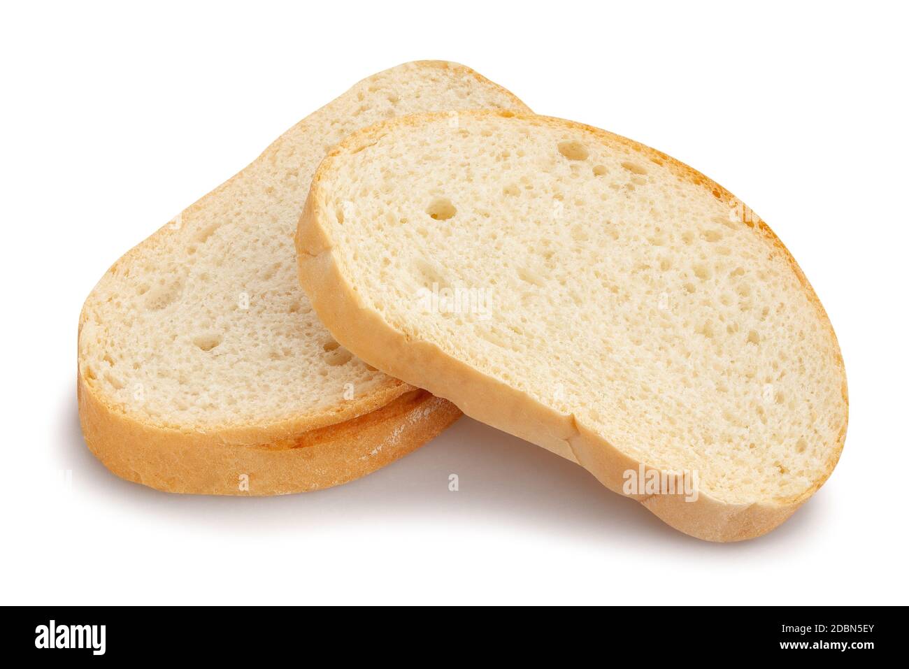 White sliced bread on white Cut Out Stock Images & Pictures - Alamy