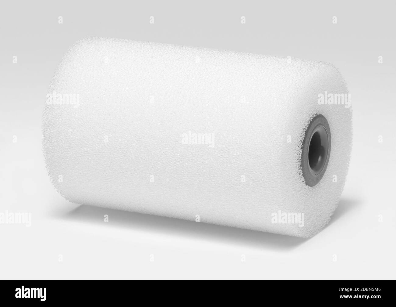 studio photography of a paint roller in light back with shadow Stock ...