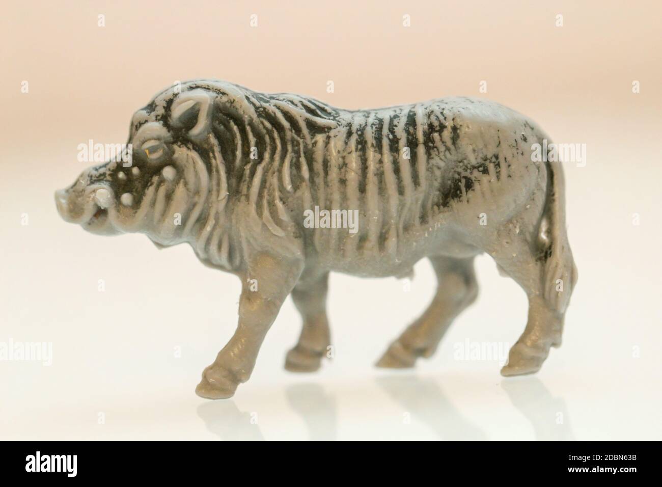 a warthog as a play figure, dates from the time of the GDR Stock Photo ...