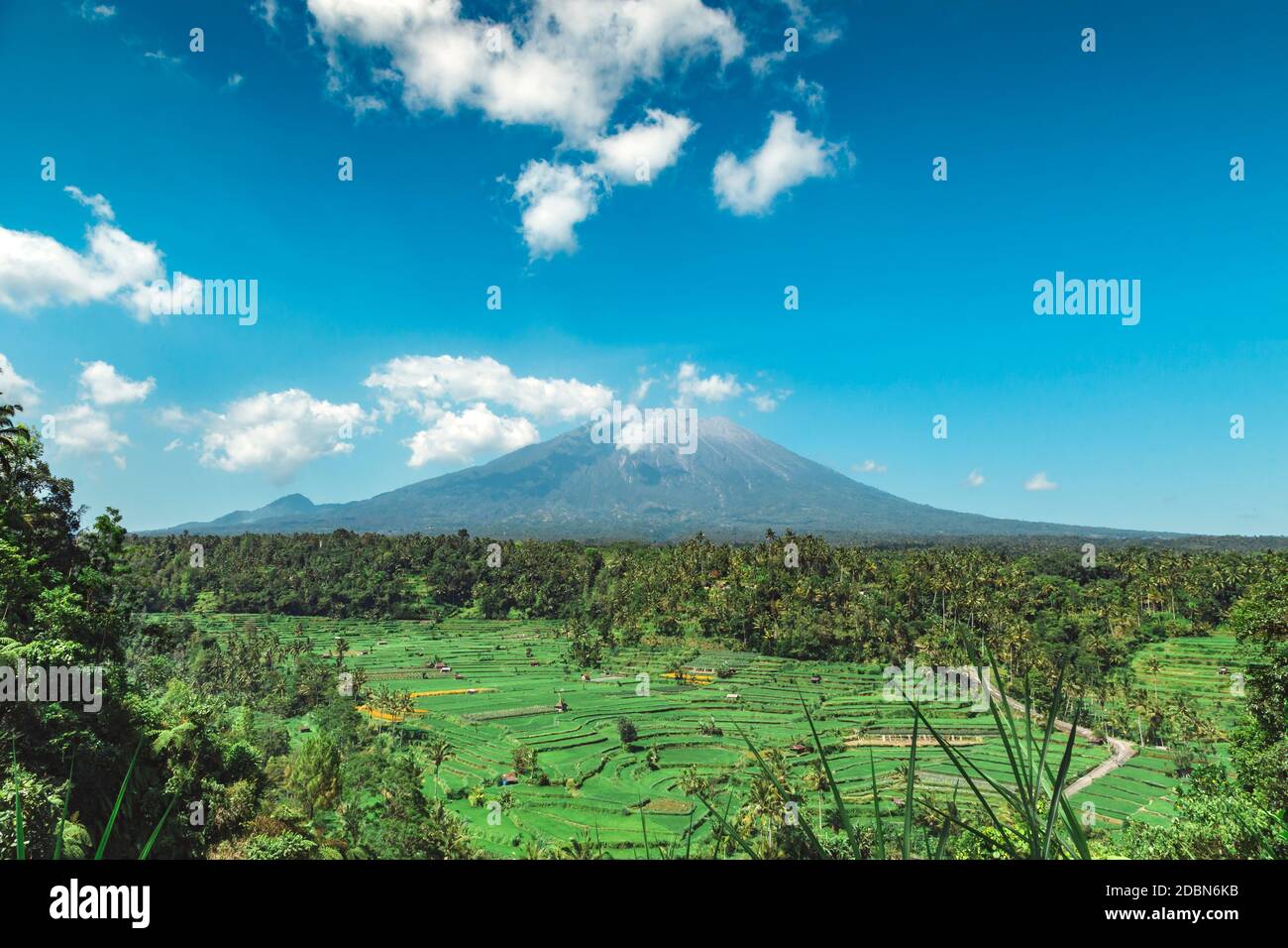 Volcano Agung, Bali, Indonesia Stock Photo - Alamy