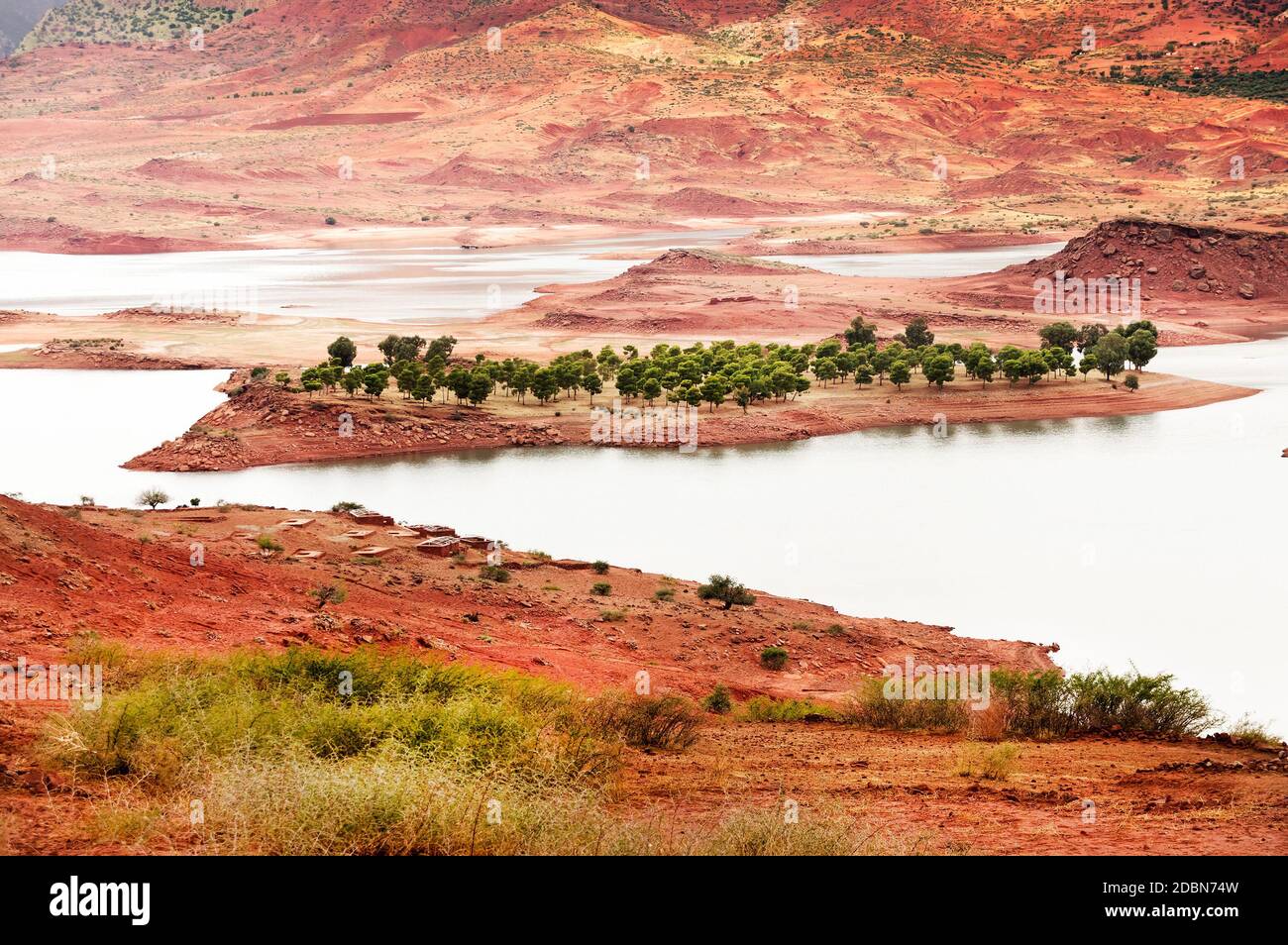 Alpine landscape in Atlas Mountains, Morocco, Africa Stock Photo - Alamy