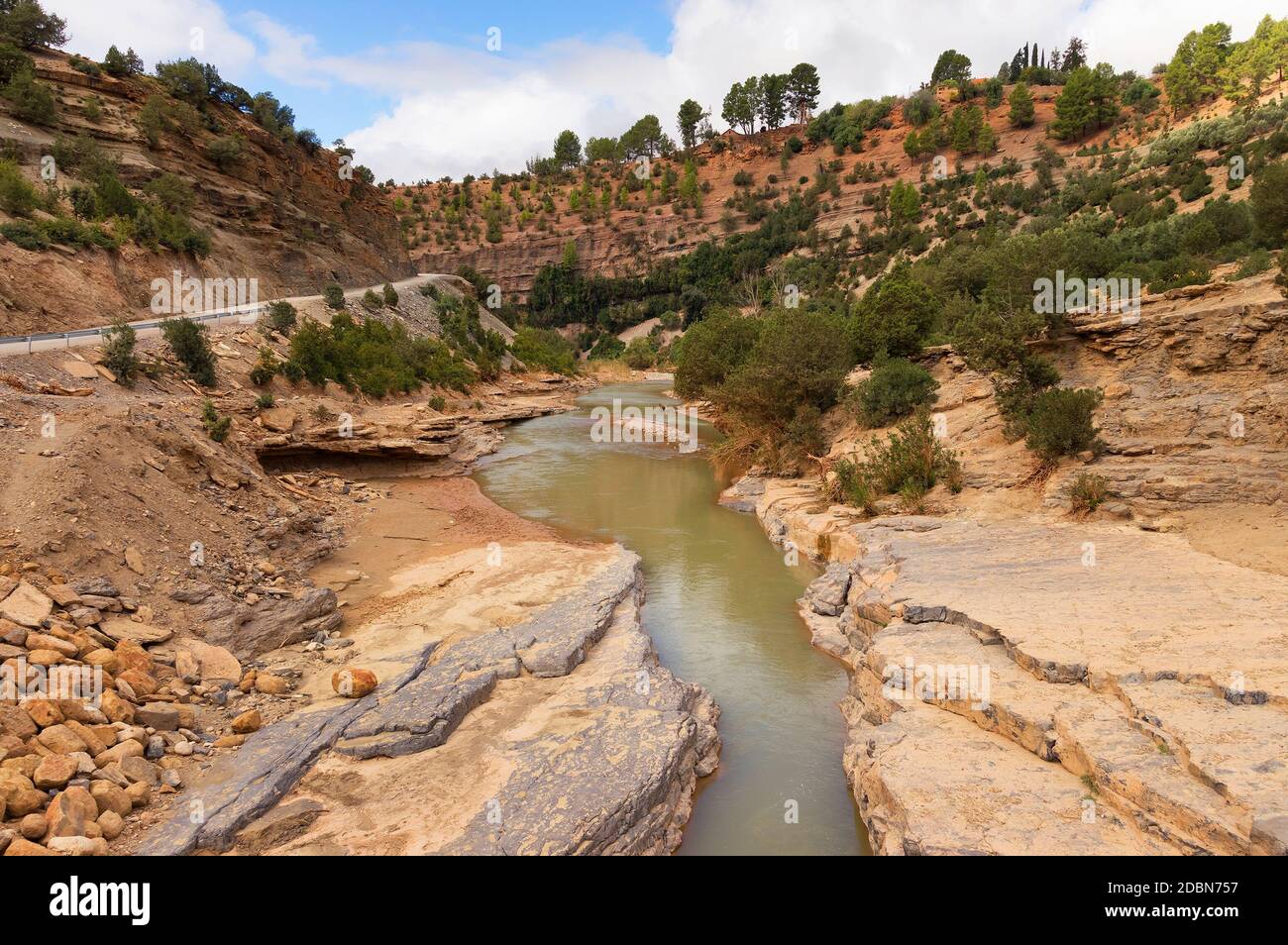 Alpine landscape in Atlas Mountains, Morocco, Africa Stock Photo - Alamy