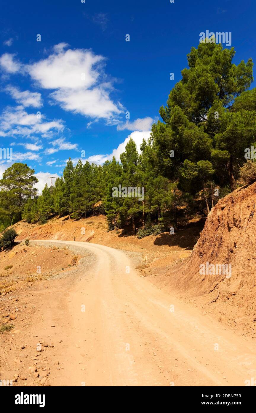 Alpine landscape in Atlas Mountains, Morocco, Africa Stock Photo - Alamy