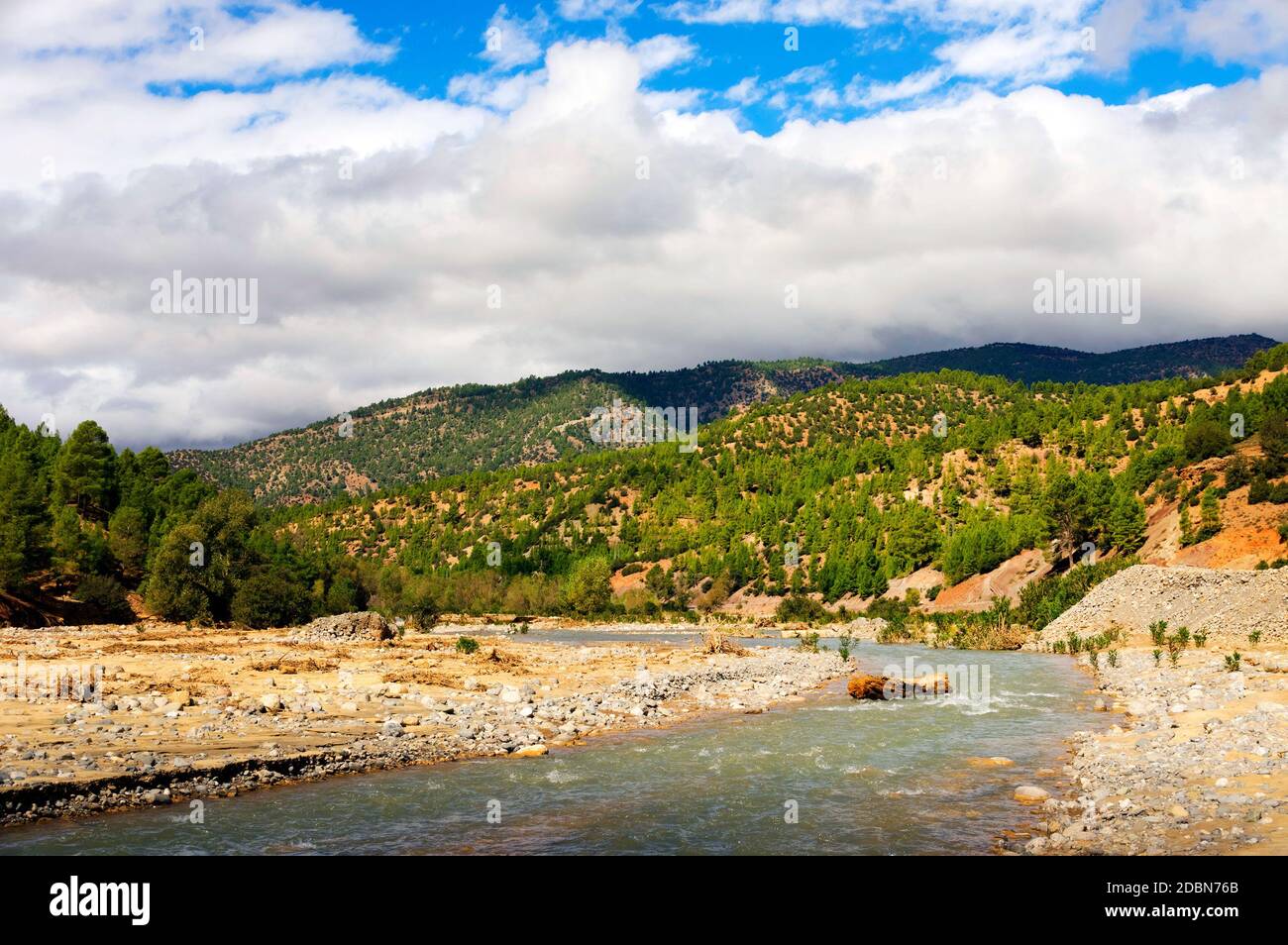 Alpine landscape in Atlas Mountains, Morocco, Africa Stock Photo - Alamy
