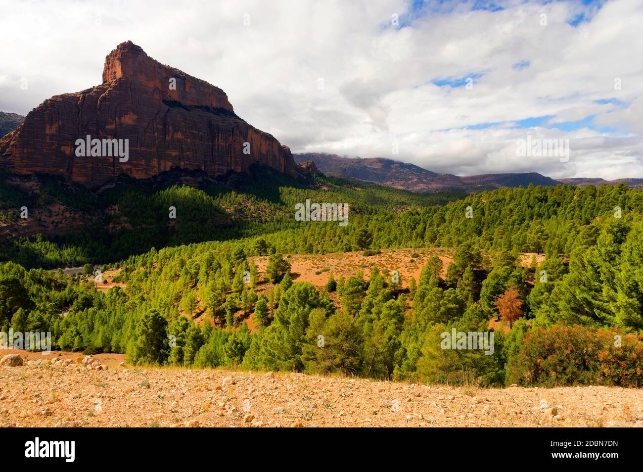 Cathedral Rock Mountain in Morocco, Africa Stock Photo - Alamy