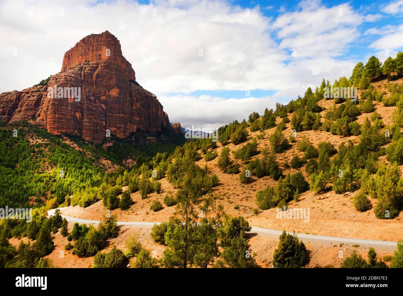Cathedral Rock Mountain in Morocco, Africa Stock Photo - Alamy