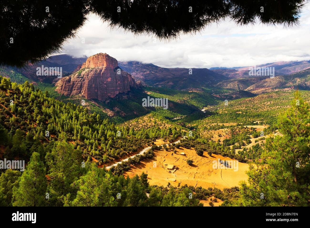 Cathedral Rock Mountain in Morocco, Africa Stock Photo - Alamy