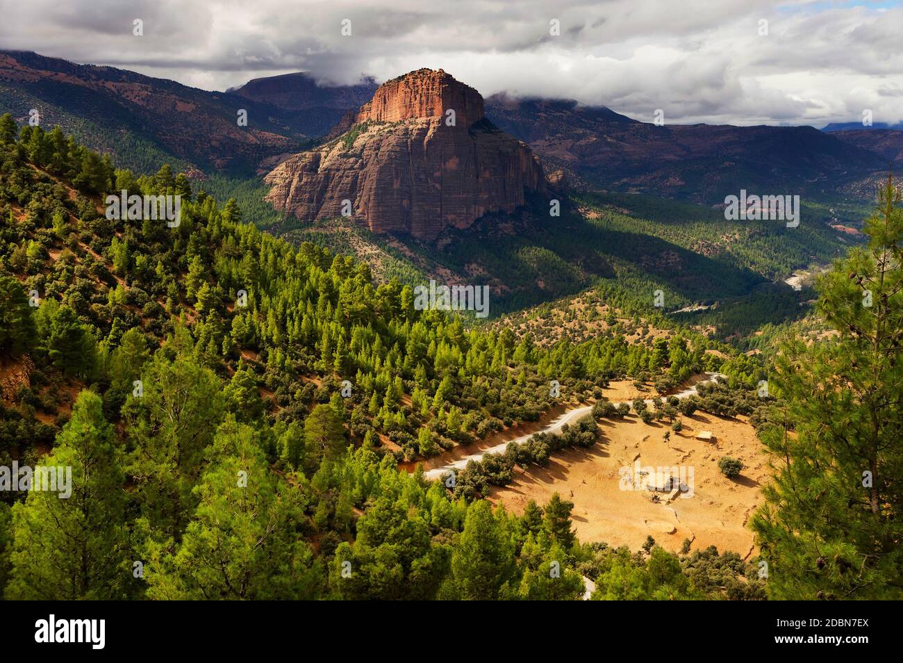 Cathedral Rock Mountain in Morocco, Africa Stock Photo - Alamy