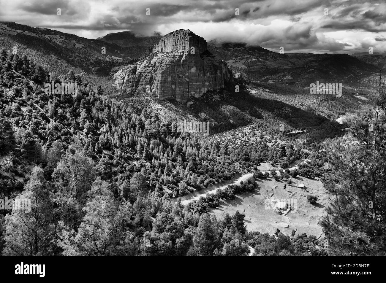 Alpine landscape in Atlas Mountains, Morocco, Africa Stock Photo - Alamy