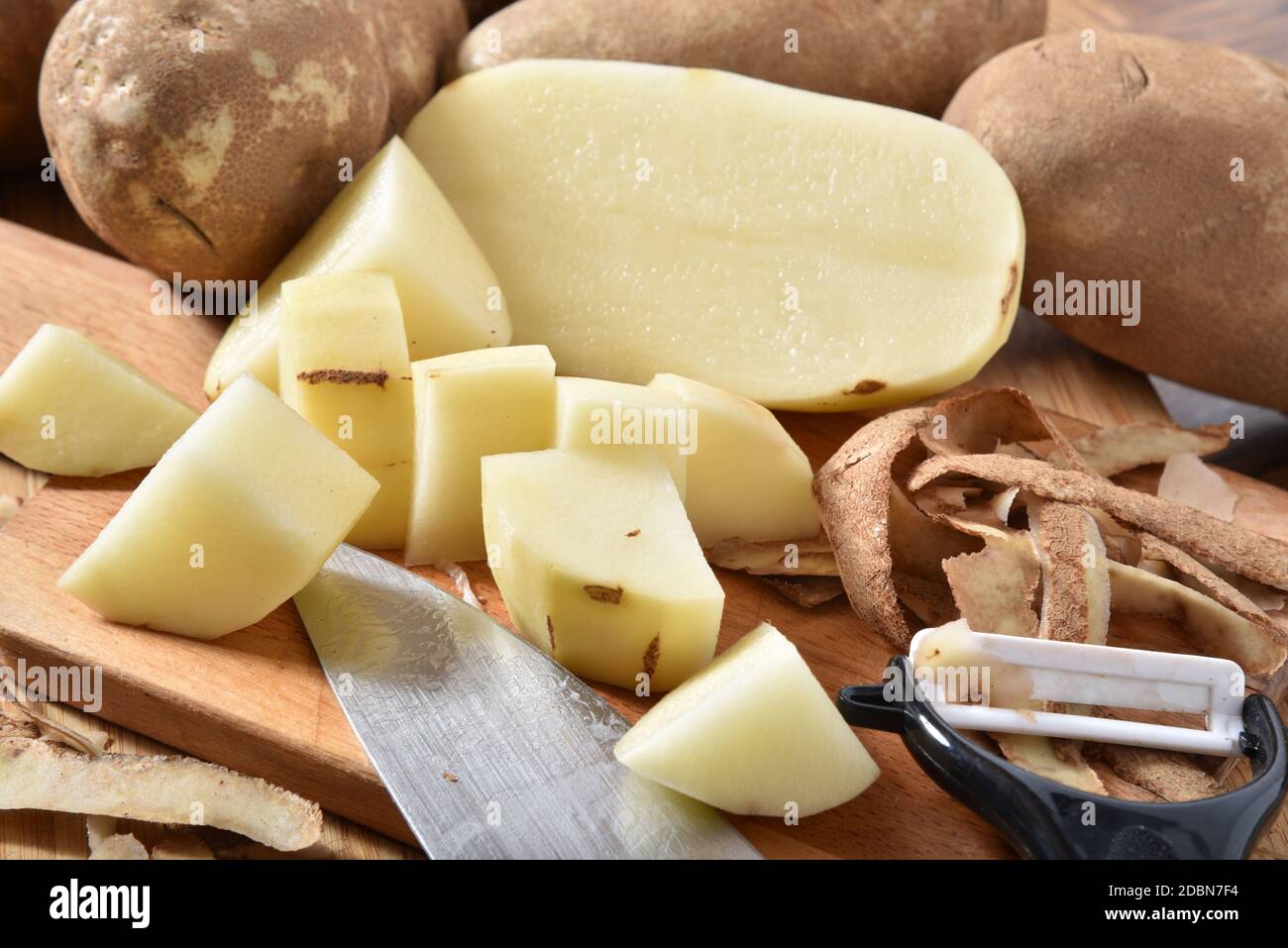 Diced potato hi-res stock photography and images - Alamy