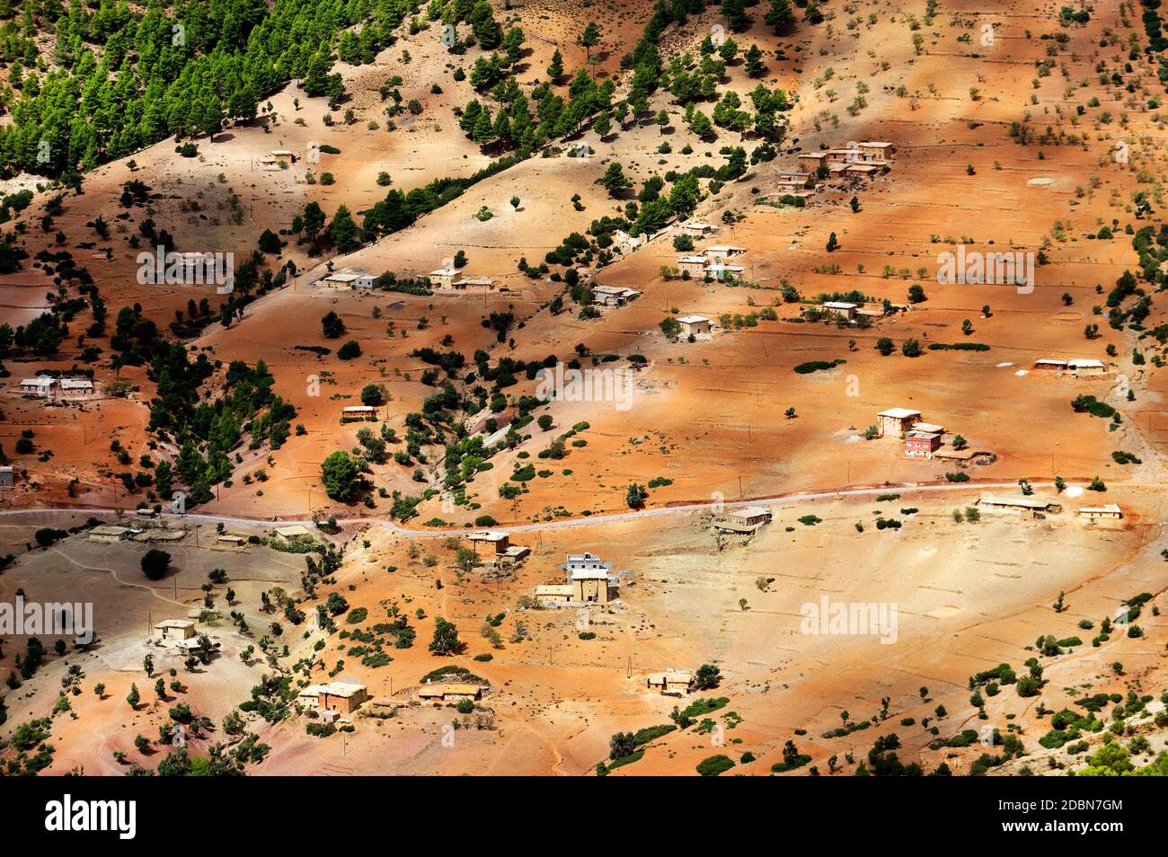 Alpine landscape in Atlas Mountains, Morocco, Africa Stock Photo - Alamy