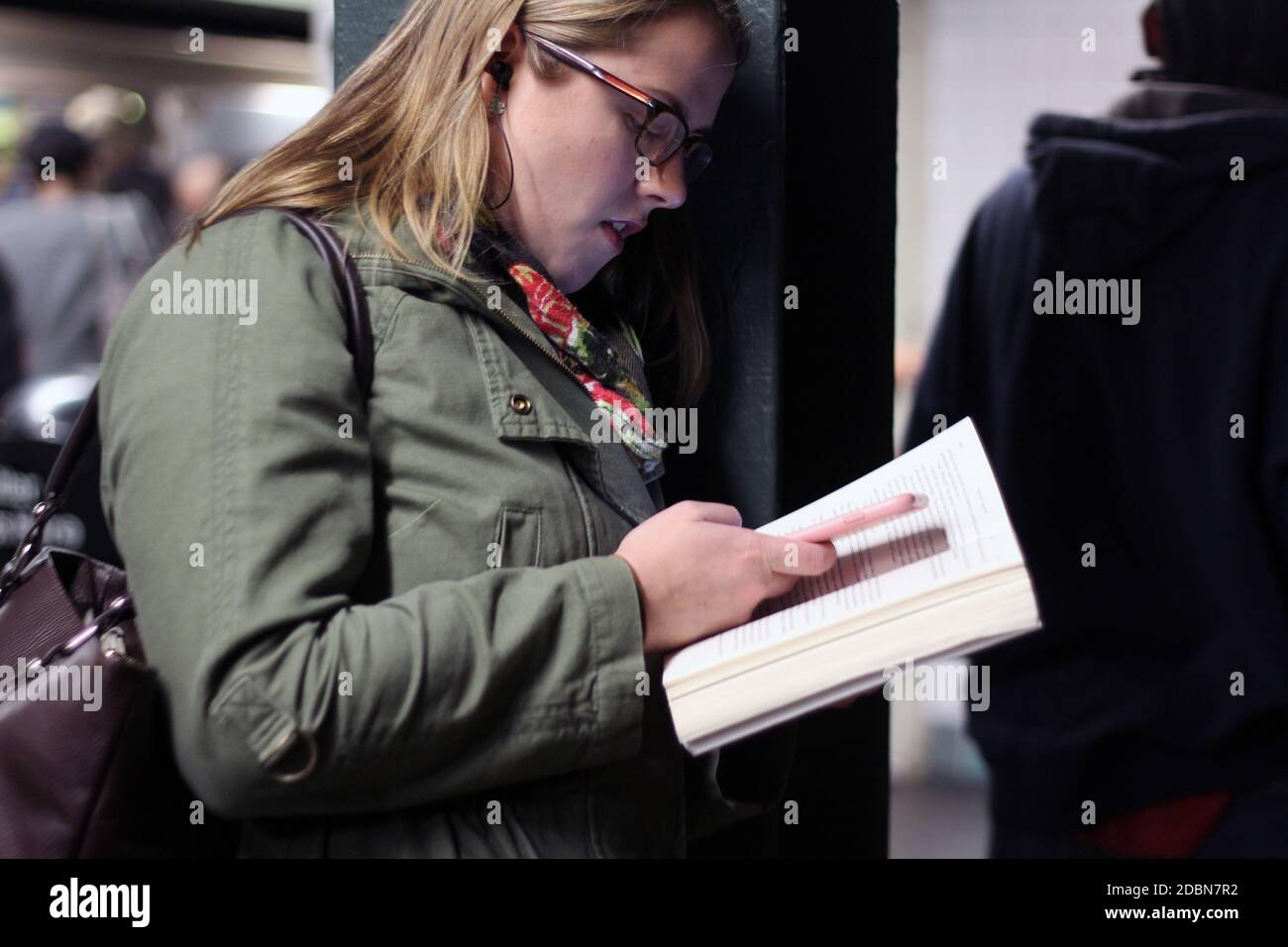 People Interacting With Technology, New York, USA Stock Photo - Alamy