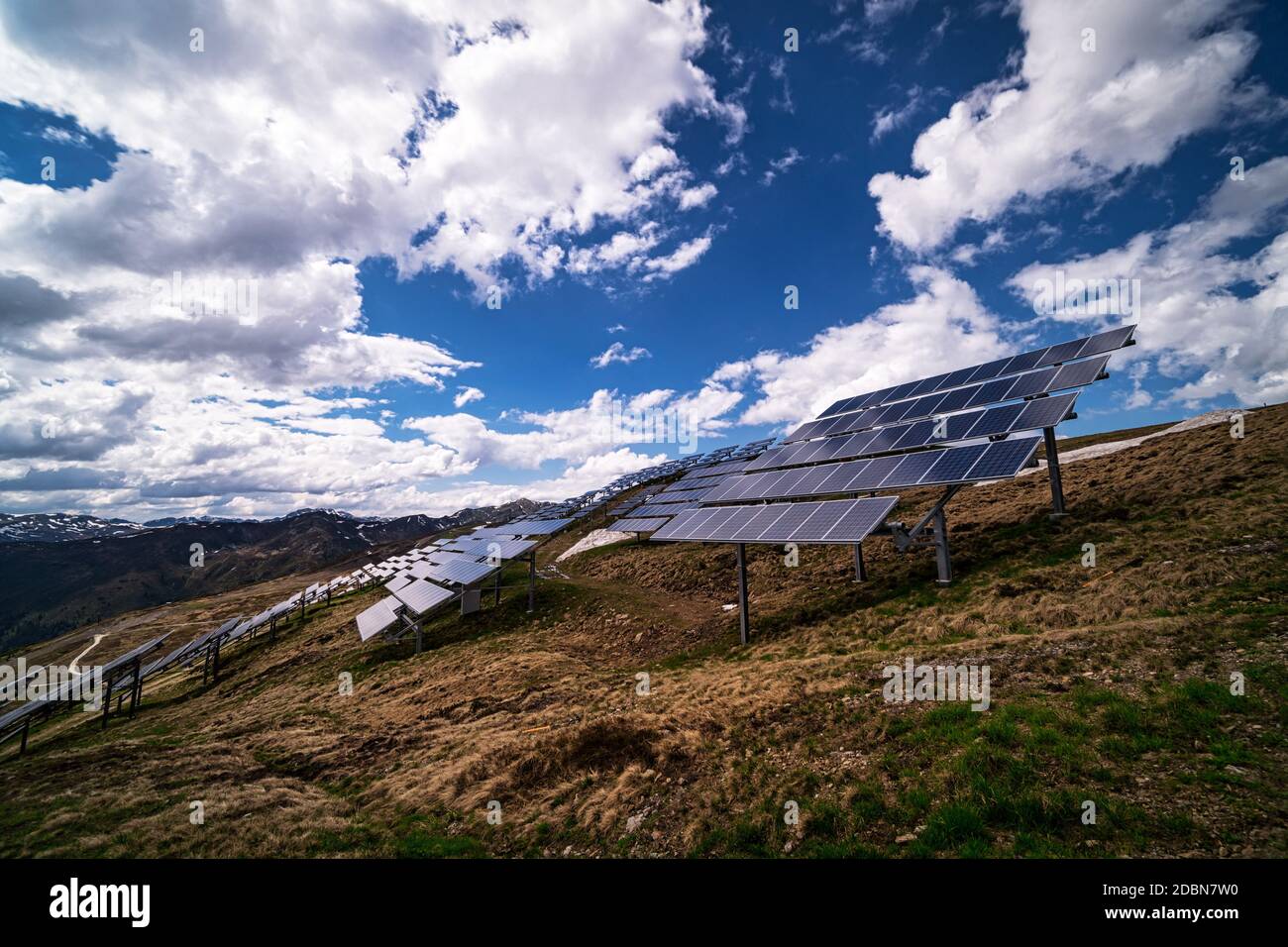 Solar panel snow mountain hi-res stock photography and images - Alamy