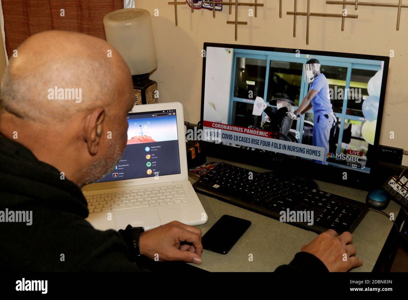 People Interacting With Technology, New York, USA Stock Photo - Alamy