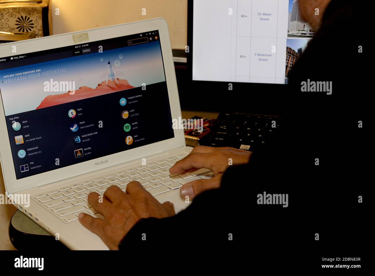 People Interacting With Technology, New York, USA Stock Photo - Alamy