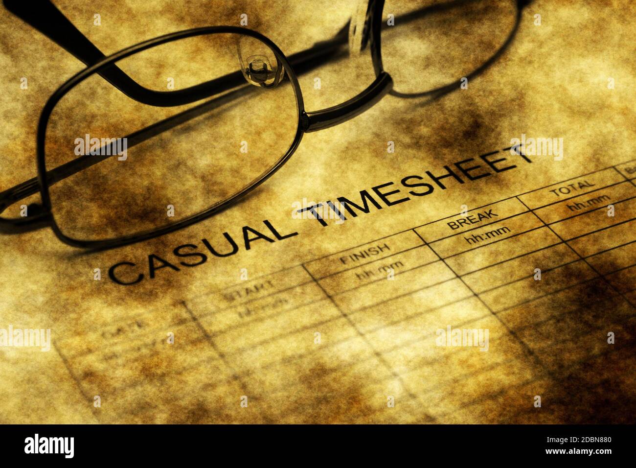 Timesheet hi-res stock photography and images - Alamy