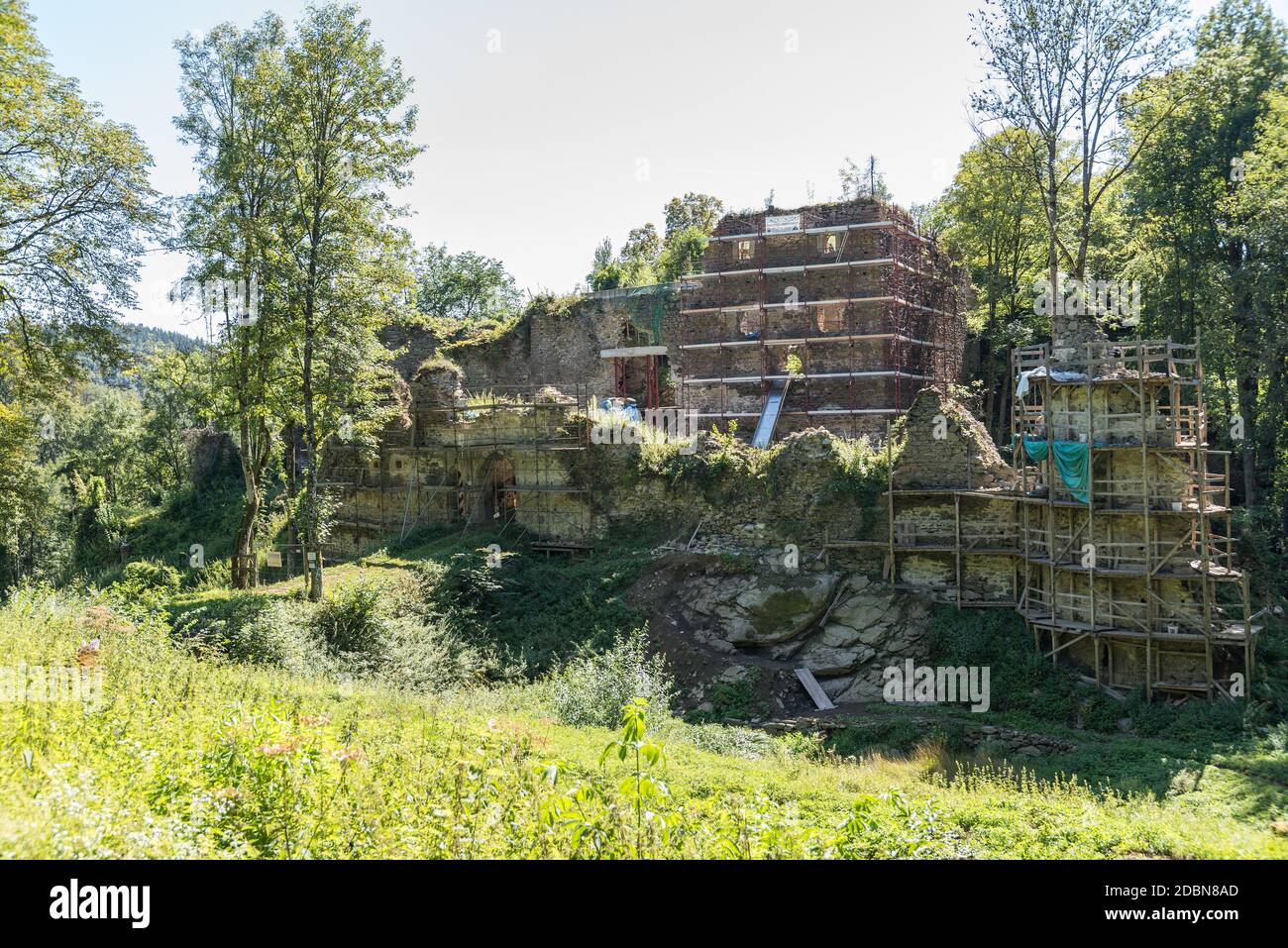 Castle ruin falkenstein hi-res stock photography and images - Alamy